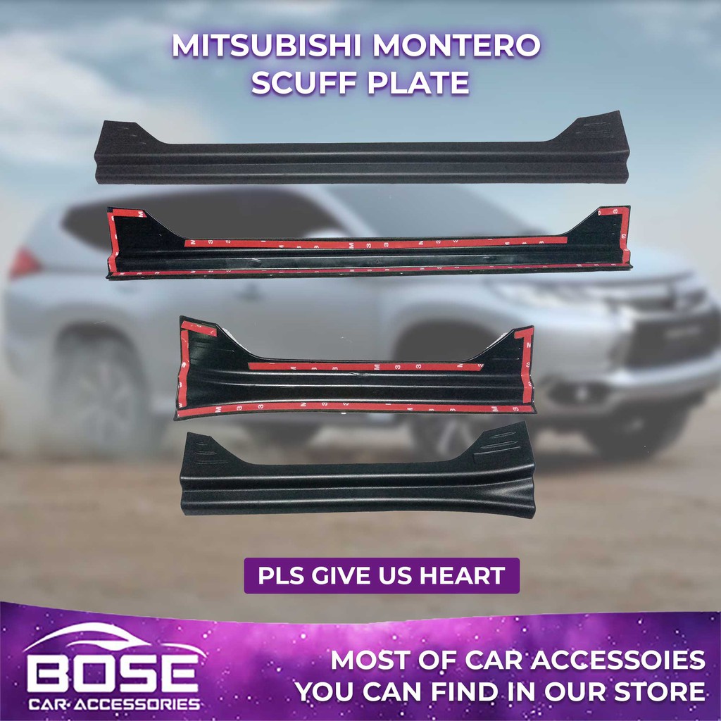 Outer Car Scuff Plate for Mitsubishi Montero 2016 - Onwards / Montero ...
