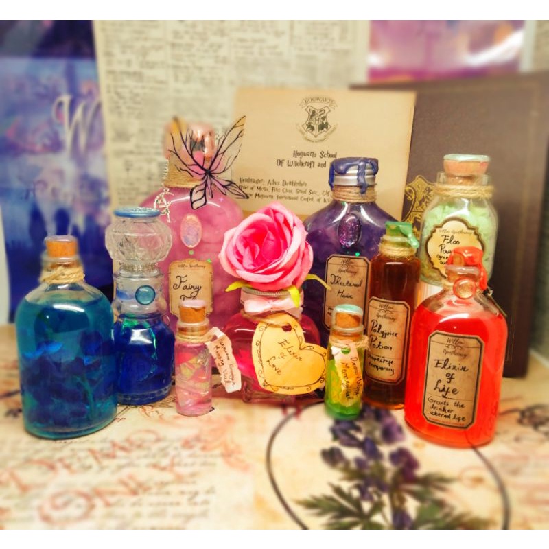 Harry Potter Potion Custom Potion Magic Potion DIY Potion Glass Bottle ...