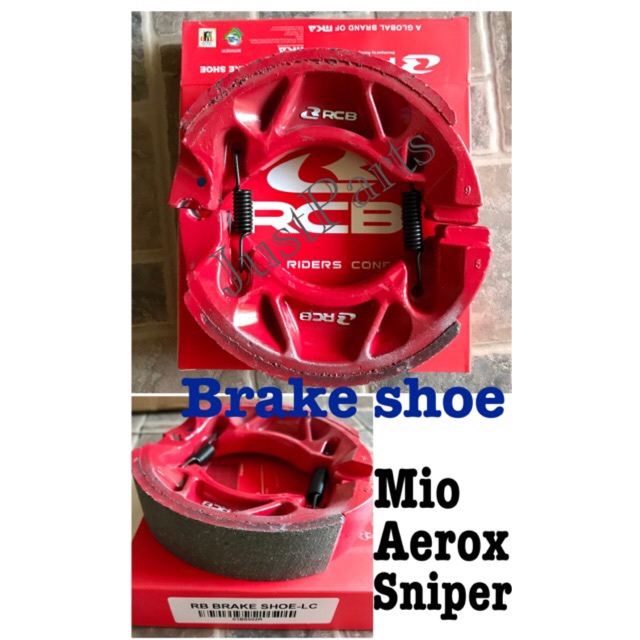 RCB BRAKE SHOE FOR YAMAHA MIO/ AEROX/ SNIPER135 | Shopee Philippines