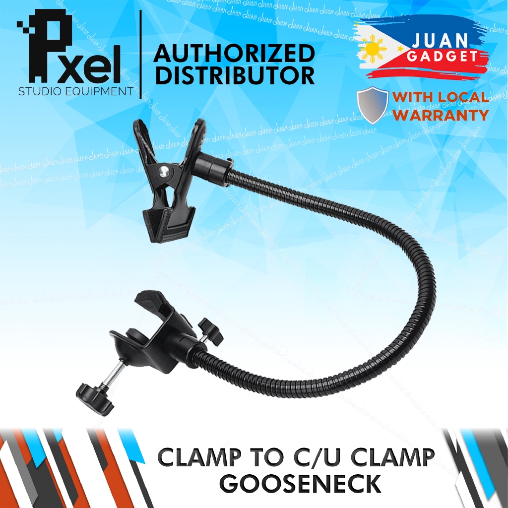 Pxel AA-GN4 50cm Flexible Gooseneck Tube with Heavy Duty Clamp and C U ...