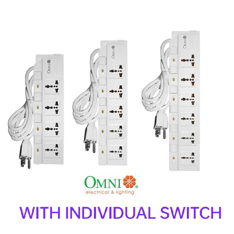 OMNI EXTENSION CORD WITH INDIVIDUAL SWITCH WED-340 WED-350 WED-360 ...