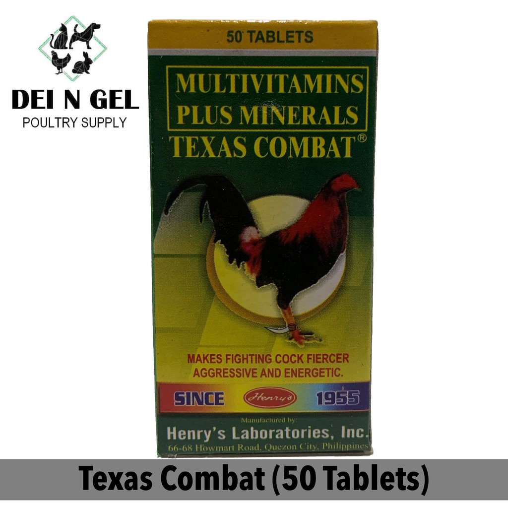 Texas Combat for gamefowl (50 Tablets) | Shopee Philippines