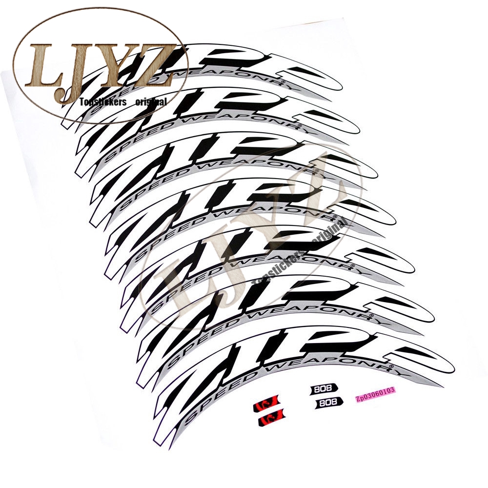 Vinyl 3M StickersFirecrest Zipp 808 Speed Weaponry Carbon Wheel Set Rim ...