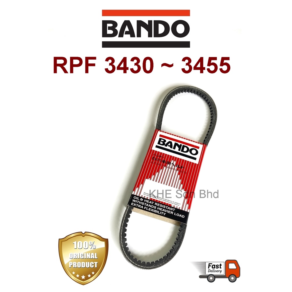 Bando Belt RPF 3430 3435 3440 3445 3450 3455 (13 x 1065 1080 1090 1100 1120 1130 Li) | Shopee ...