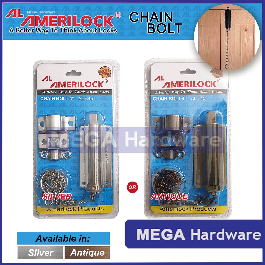Amerilock Door Viewer / Chain Bolt / Foot Bolt / Door Accessories /Lock ...
