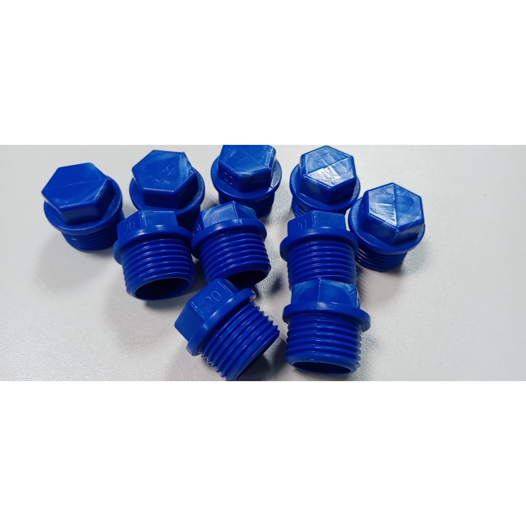 pvc blue fittings male plug good quality | Shopee Philippines