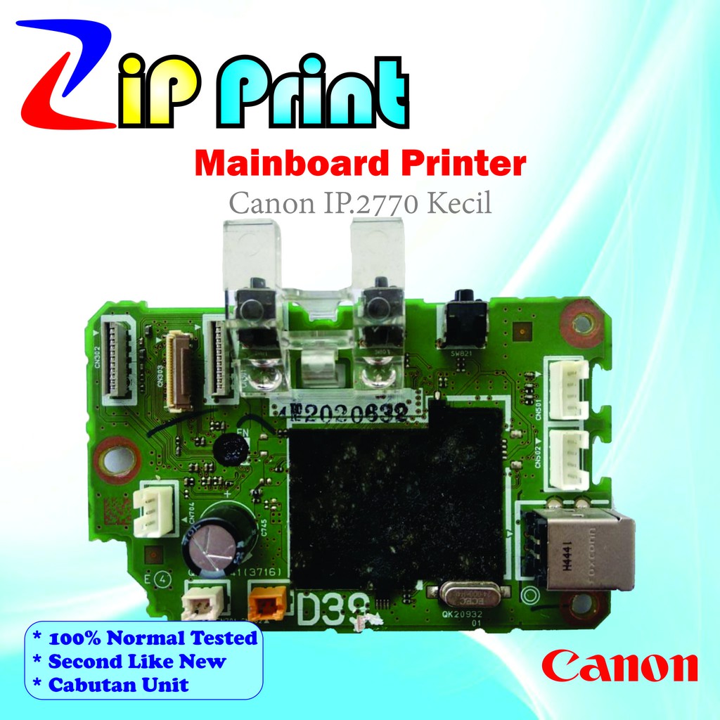 Original Canon IP2770 Printer Mainboard Pulled Board Small IP2770 ...