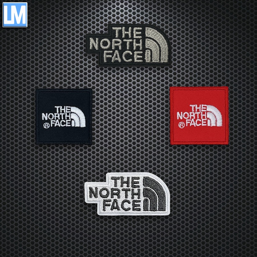 Embroidery Stickers North Face North Face Down Jacket Clothes logo ...