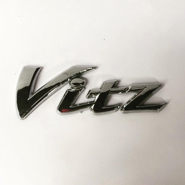 Vitz emblem decal badge Toyota | Shopee Philippines