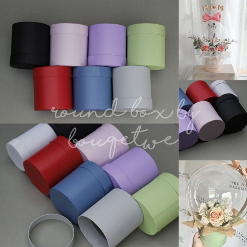 Mini Round Bloom Box Diameter 15cm Flower Bloom Box Flower Box Shopee