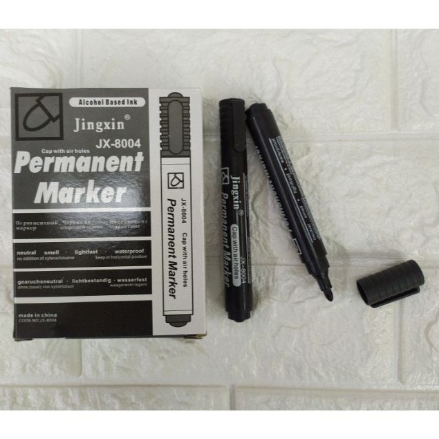 1Box/12Pcs JX-8004 PERMANENT MARKER COD ckqf.ph | Shopee Philippines