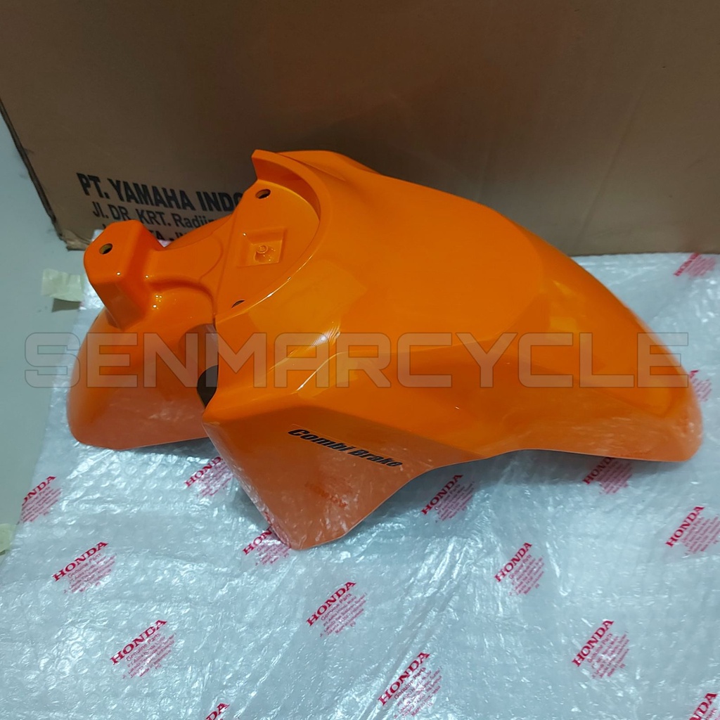HONDA CLICK 125 I / CLICK 150 ( ORANGE ) FRONT FENDER GENUINE | Shopee ...