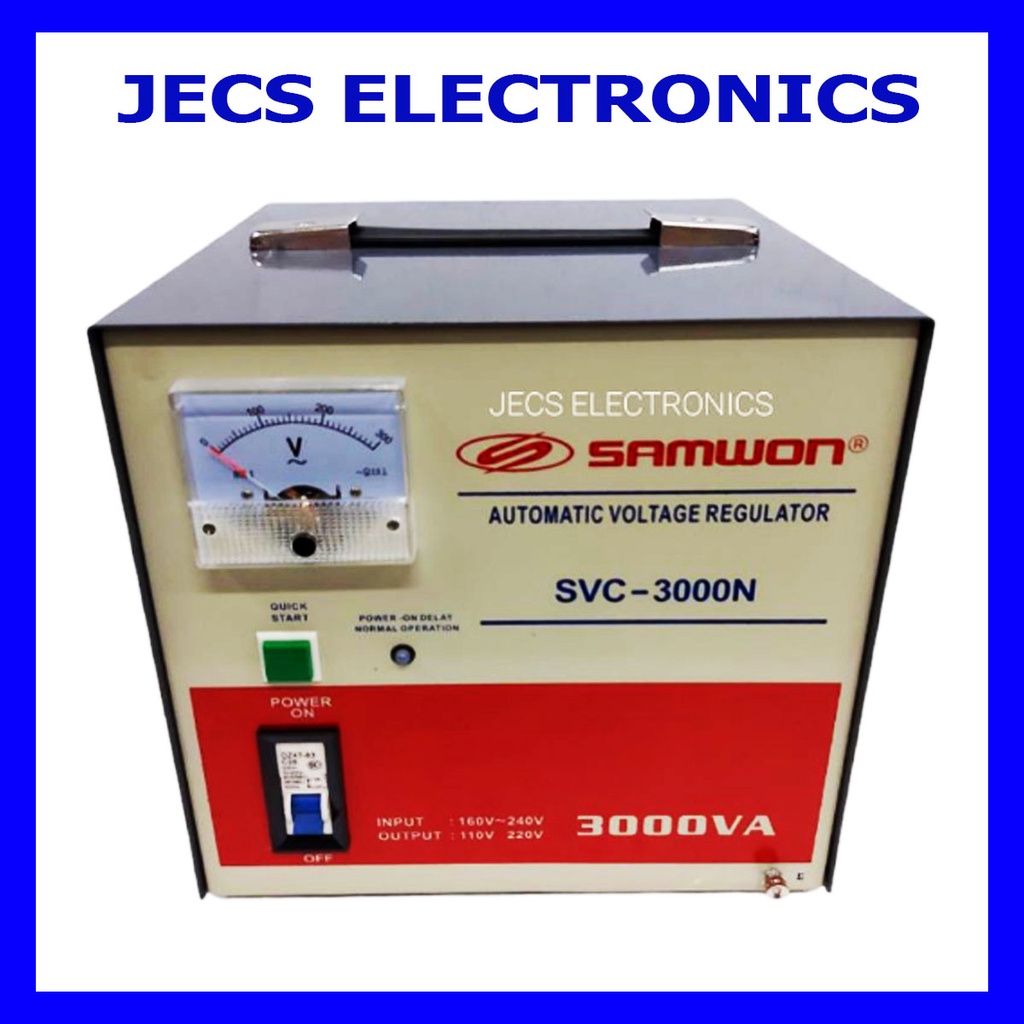 AUTOMATIC VOLTAGE REGULATOR 3000 WATTS (SAMWON) | Shopee Philippines