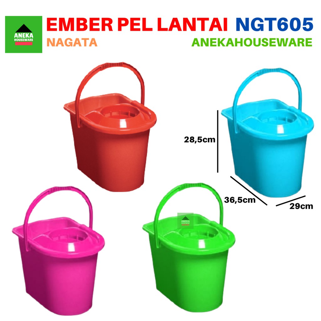 Italian Floor Mop Squeeze Bucket NGT605 Nagata | Shopee Philippines