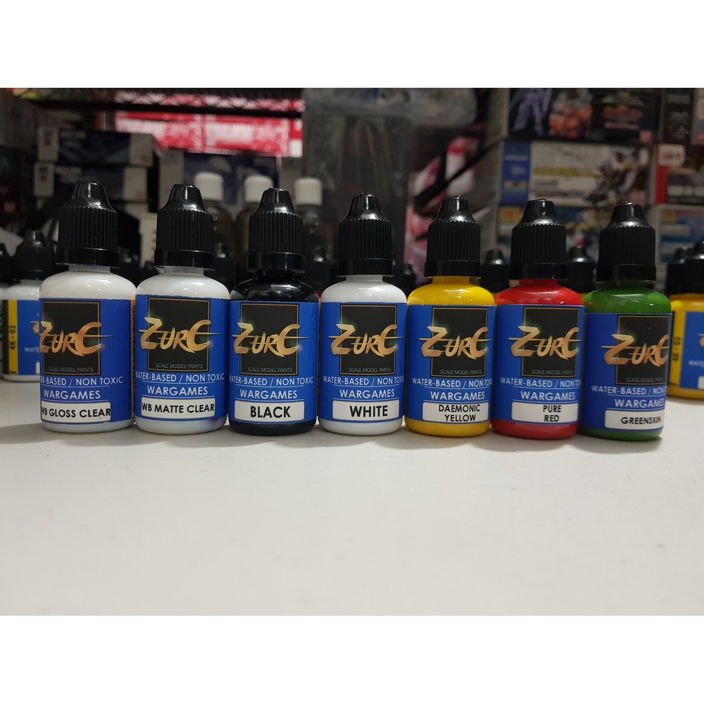 ZURC 4K Wargames Waterbased Paints 4K01 - 4K40 | Shopee Philippines