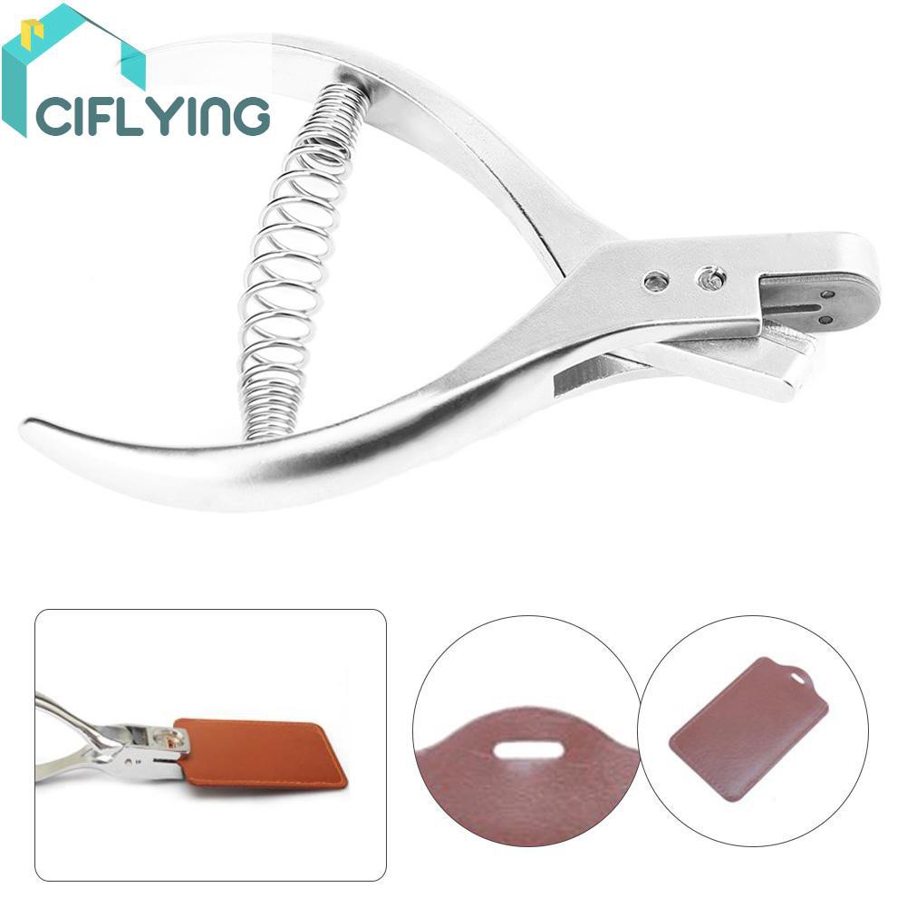 ciflying 1pc Metal Handheld Slot Puncher Photo Badge Hole Label ...