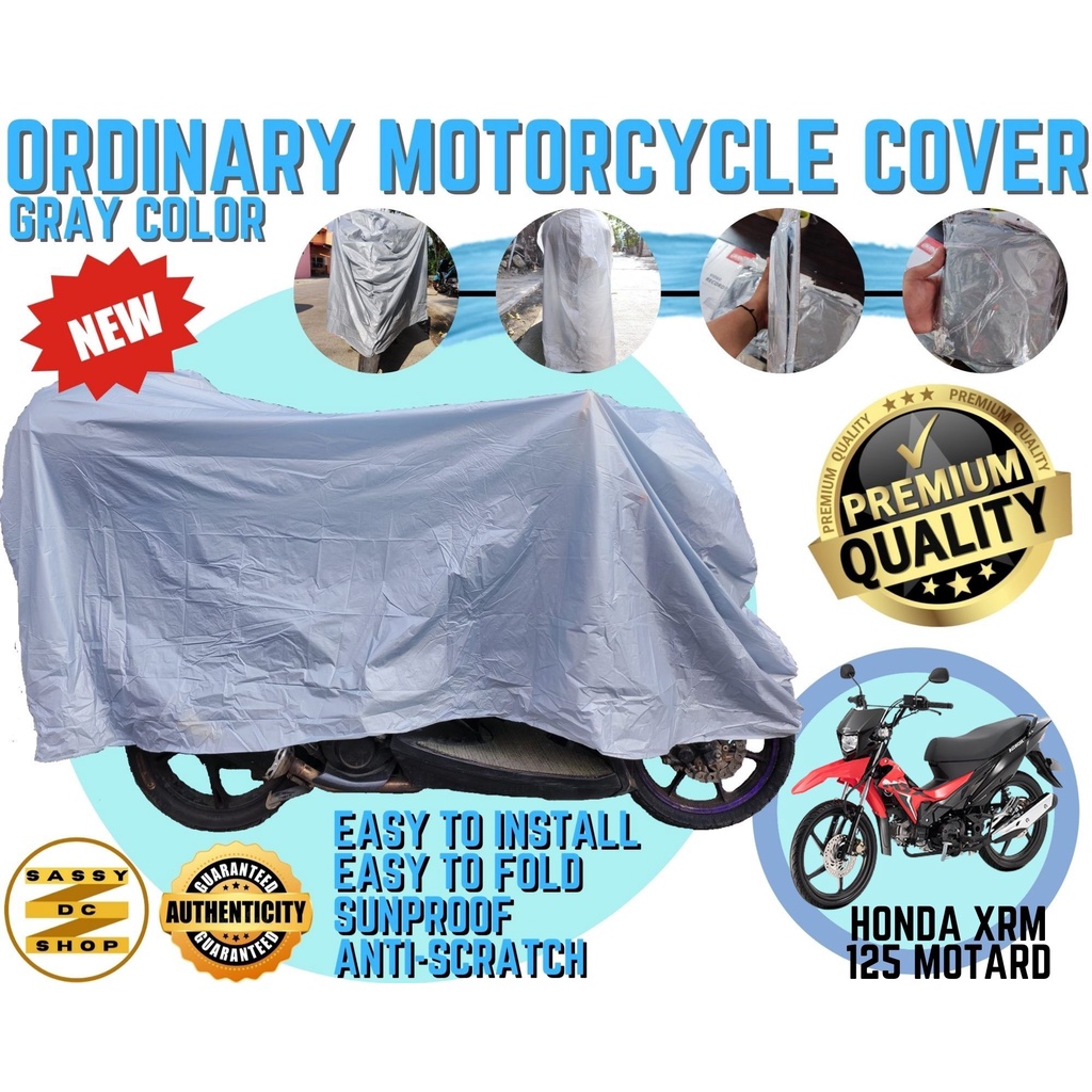 MOTOR COVER | HONDA XRM 125 Motard | ORDINARY MOTORCYCLE COVER | COD ...