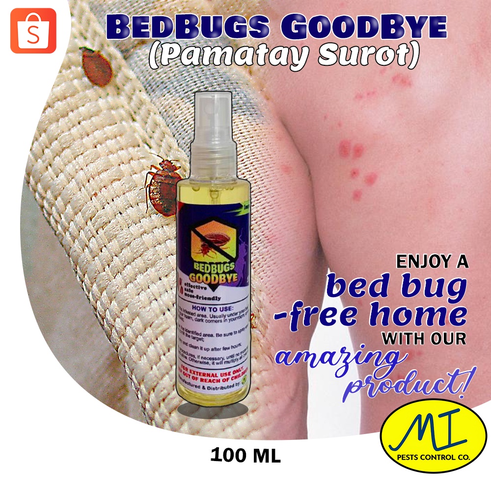100 ML BedBugs GoodBye / Pamatay Surot / bed bug killer pesticide ...
