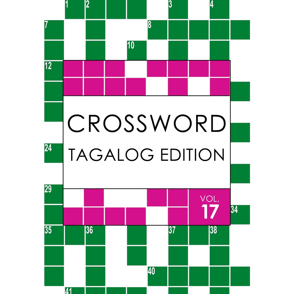 Crossword (Tagalog) Volume 17 - Suitable For All Ages! | Shopee Philippines