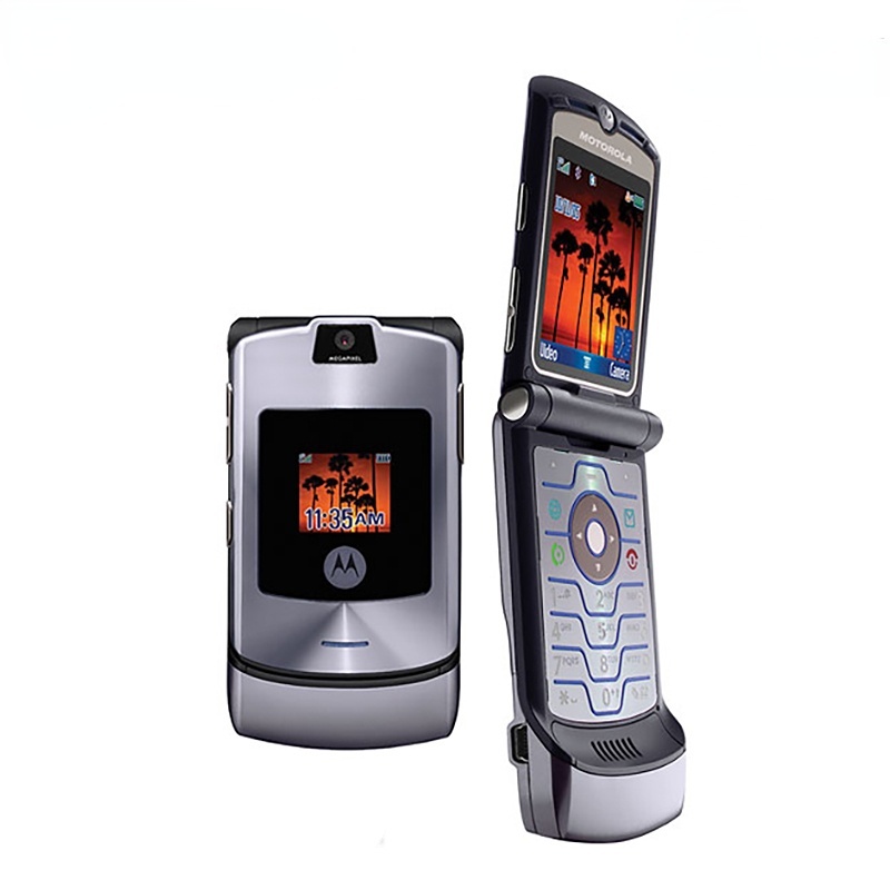Motorola RAZR V3i Original Unlocked Mobile Phone GSM Flip 710mAh Phone | Shopee Philippines