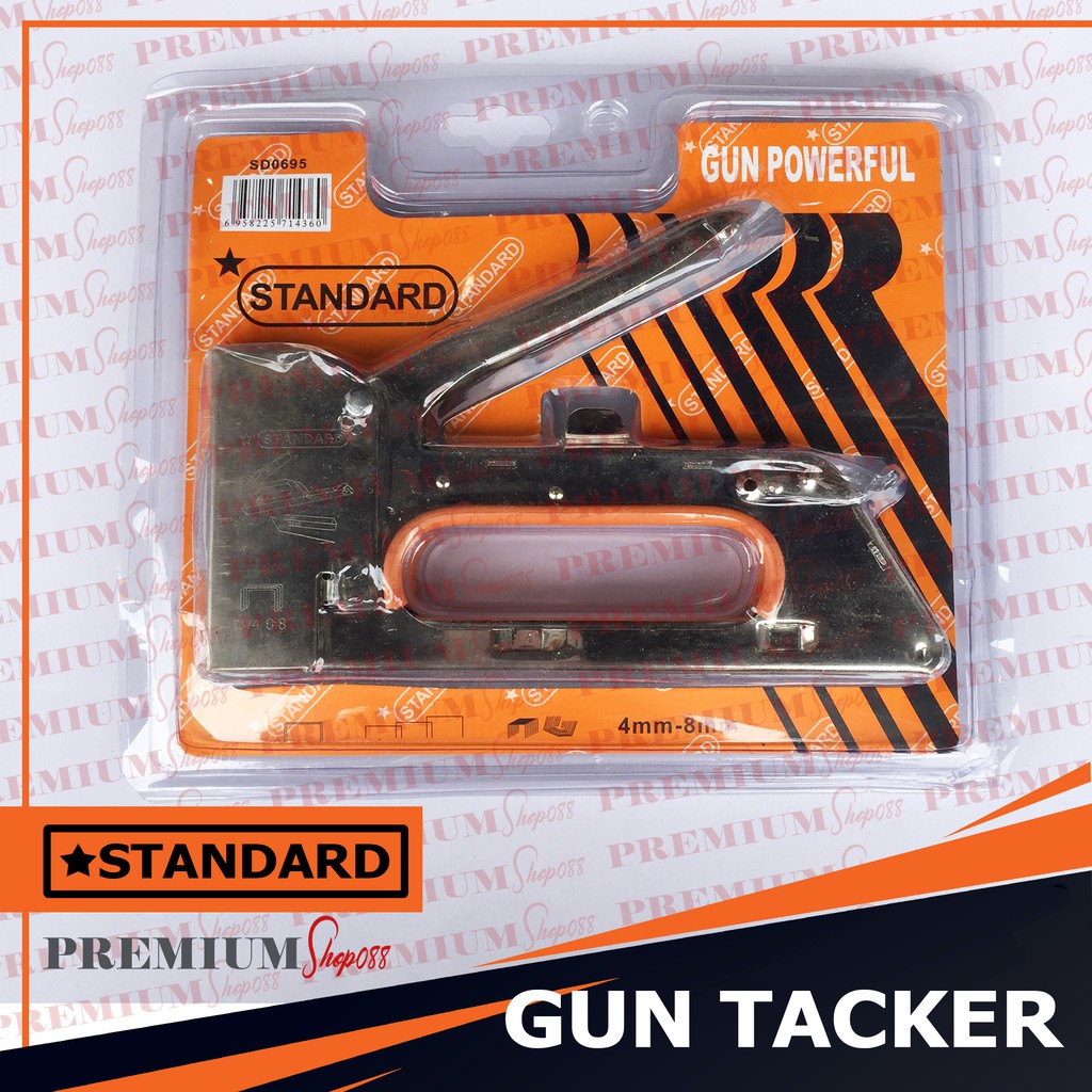 Standard Staple Gun Tacker Tucker Powered Hand Held Manual | Shopee ...