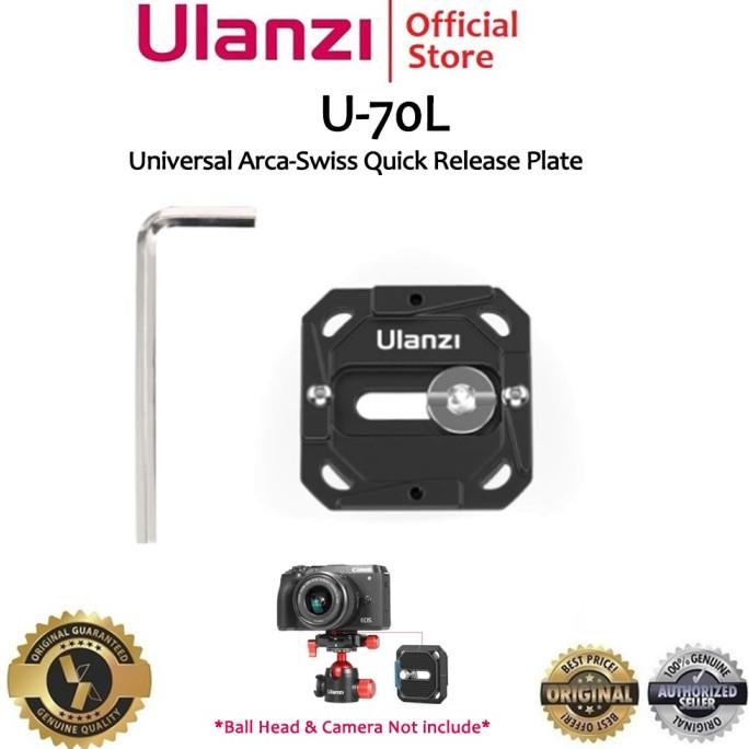 Ulanzi U-70L Universal Arca Swiss Quick Release Plate | Shopee Philippines