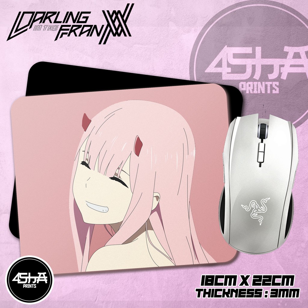 Darling In Franxx | Zero Two Mousepads | Shopee Philippines