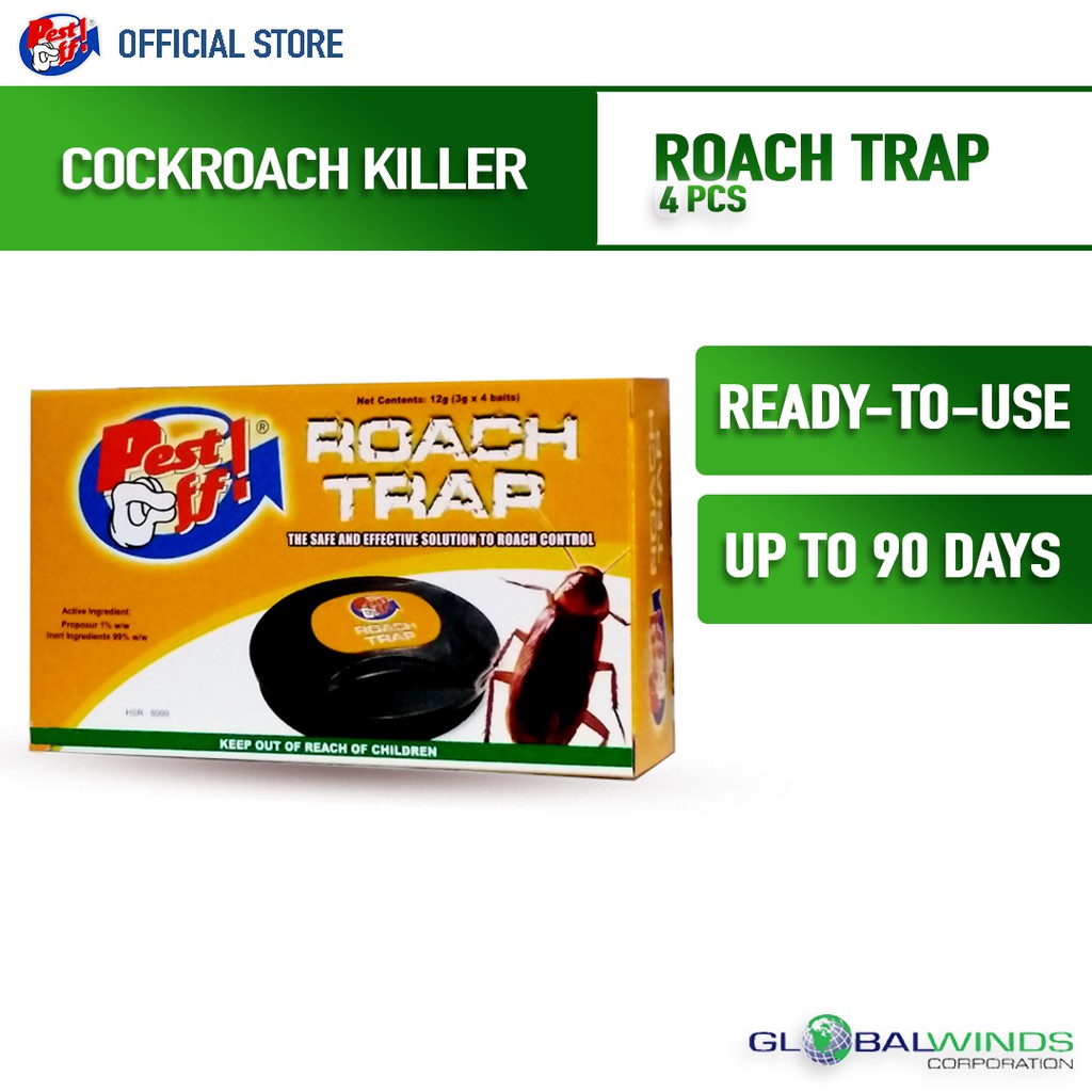 PEST OFF! ROACH TRAP - COCKROACH KILLER 12G | Shopee Philippines