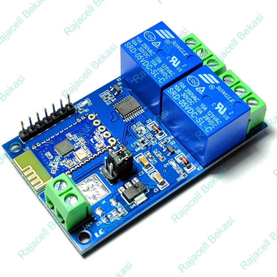 Bluetooth Relay Module 2 Channel 5V 12V Control Switch via Bluetooth ...
