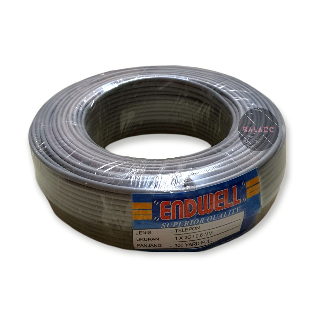℗Endwell 100 Yard 2C Phone Cable / 100Y Swallow Installation Cable ...