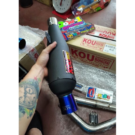 KOU power pipe version 3 v3 dream cut for Sniper 150, Raider 150 carb ...