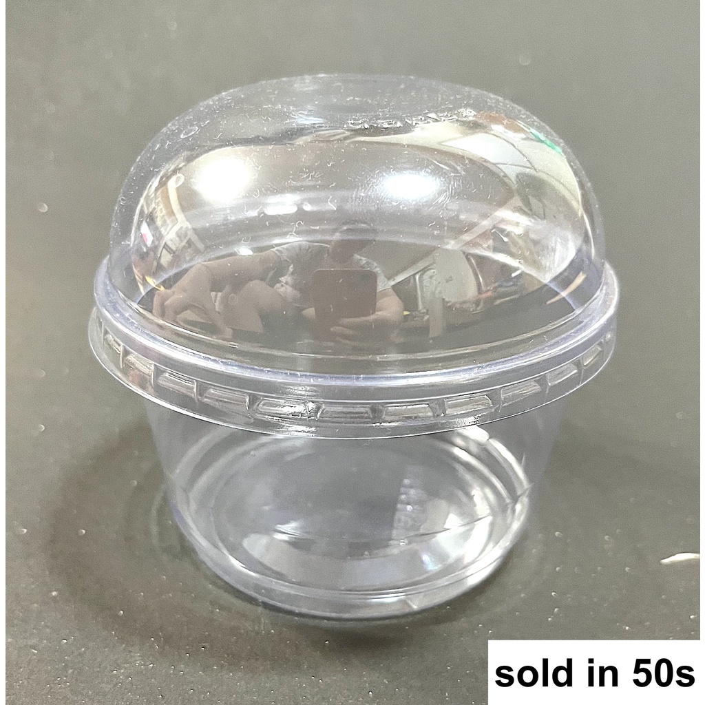 [50pcs.] 8oz. Dabba dessert cup, ice cream cup with elegant dome lid ...
