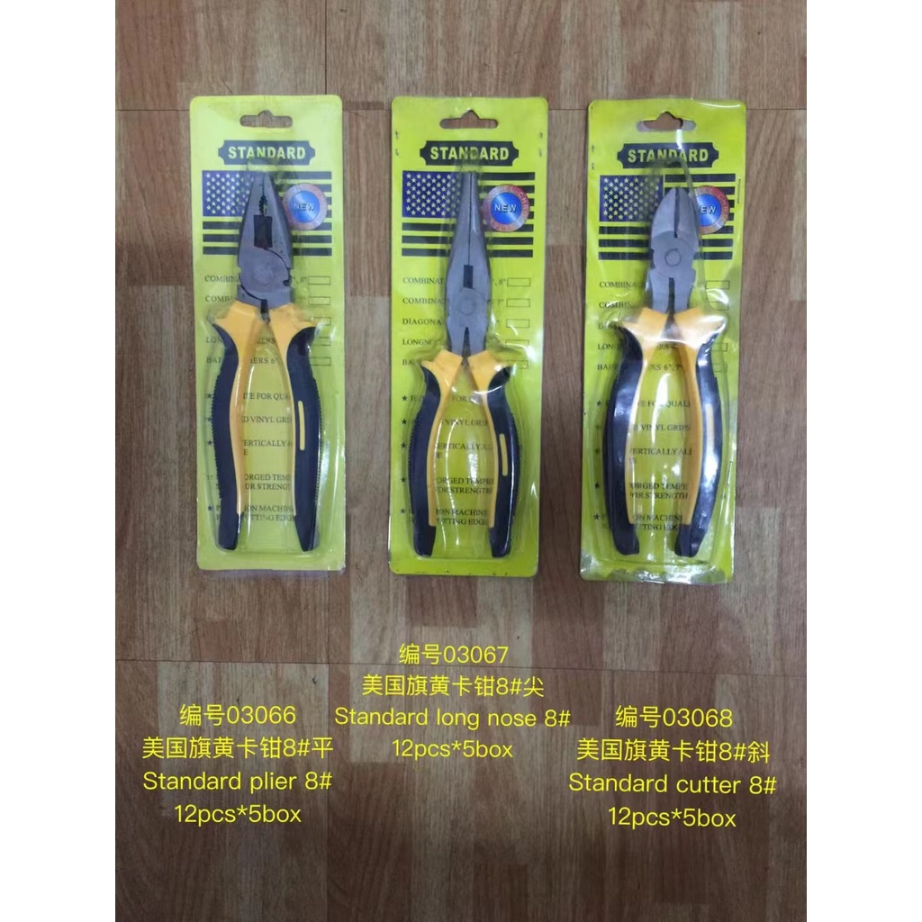 STANDARD FLIER TOOLS / STANDARD LONGNOSE TOOLS / STANDARD CUTTER TOOLS ...