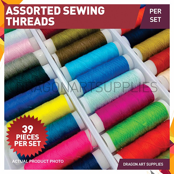 Assorted colors Sewing Thread set (39pcs per set) | Shopee Philippines