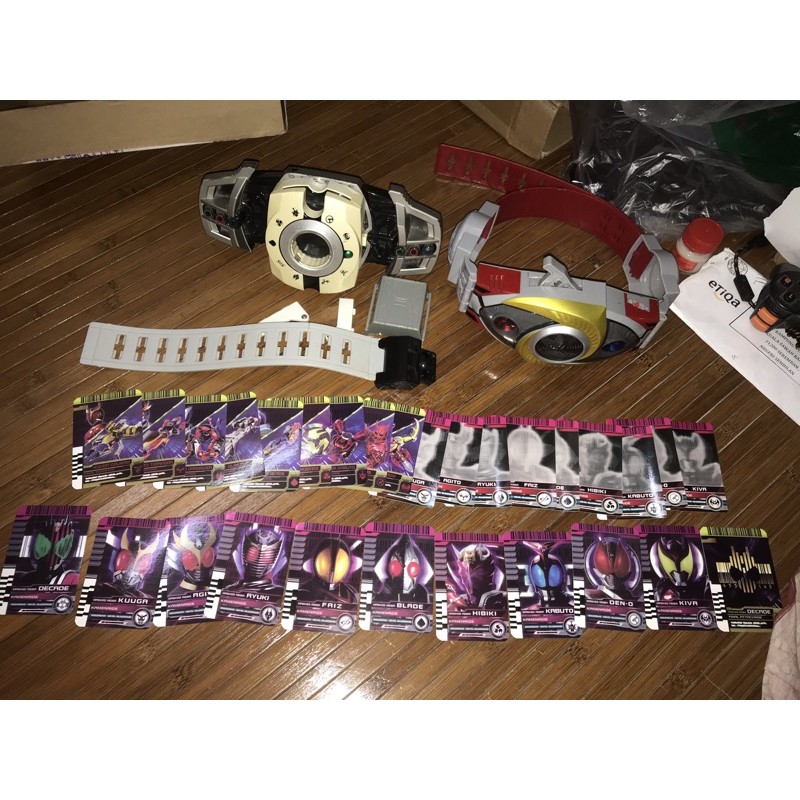 Kamen Rider Agito LRS Belt + Kamen Rider Decade DX Belt + Decade custom ...