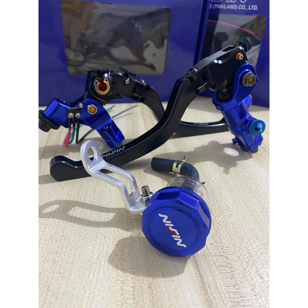 NISSIN Thailand Master Brake Lever Assembly Left & Right Black/Blue ...