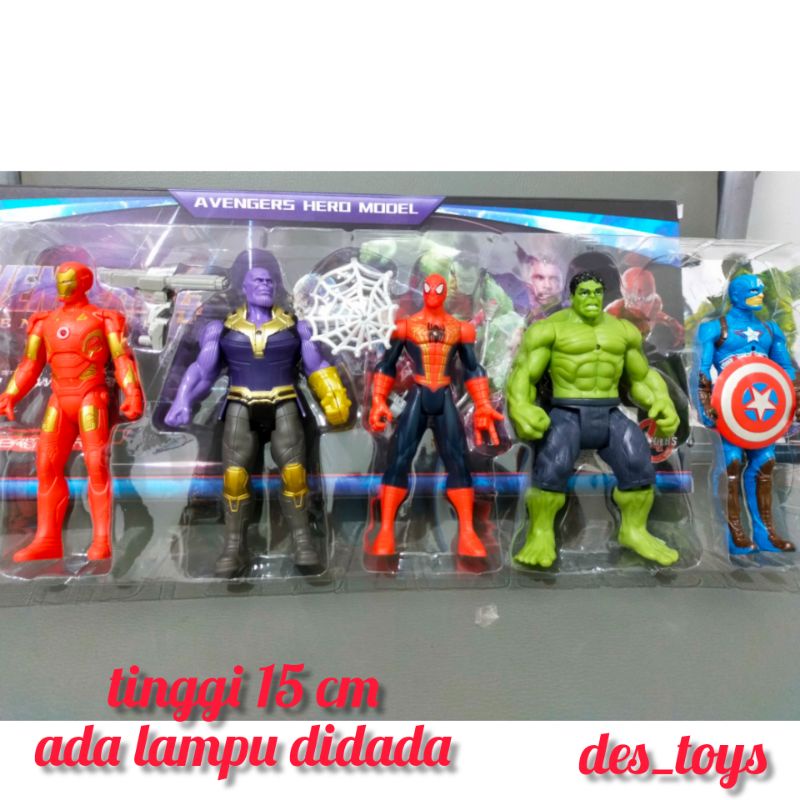 Avanger FIGURE CONTAINS 5 PCS AVANGER FIGURE CAPTAIN AMERICA HULK ...