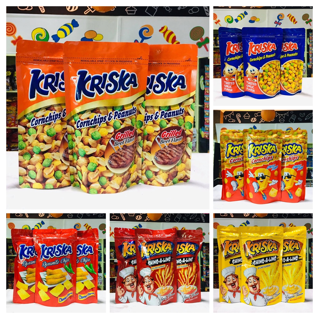 [BUNDLE OF 3] Kriska Cornchips & Peanuts / Dynamite Chips / Shing-A ...
