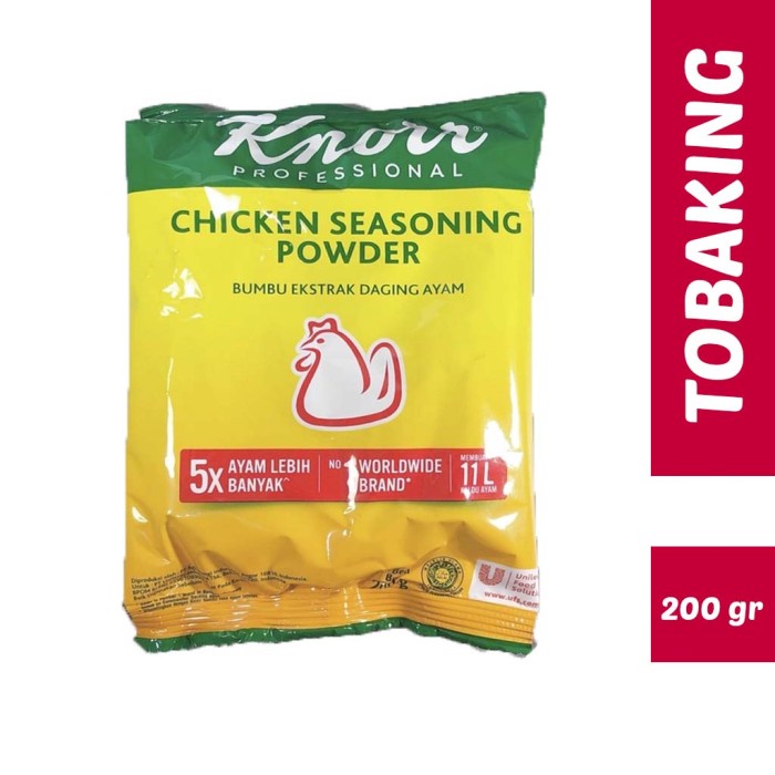Knorr Chicken Seasoning Powder 200 gr HALAL Chicken Broth Powder ...