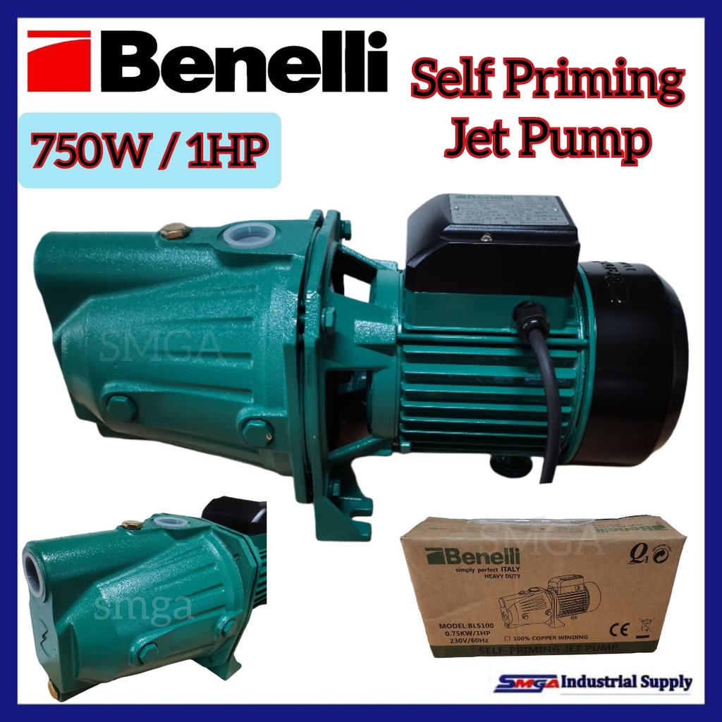 Benelli Self-Priming Jet Pump 1HP / 750W (BLS100) | Shopee Philippines