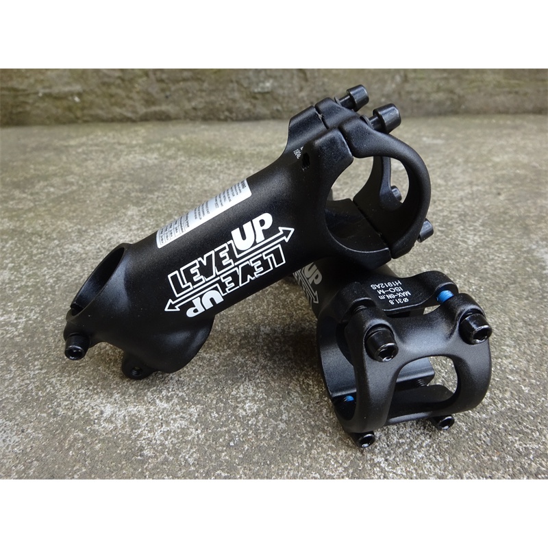 LEVEL UP Fixed Gear Bike Stem Matt Black Bicycle Road Bike Handle ...