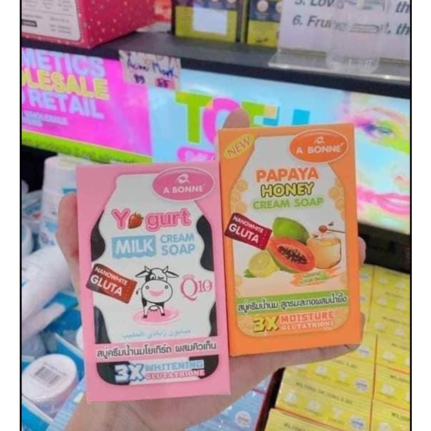 ABONNE MILK,PAPAYA SOAP (ORIGINAL) | Shopee Philippines