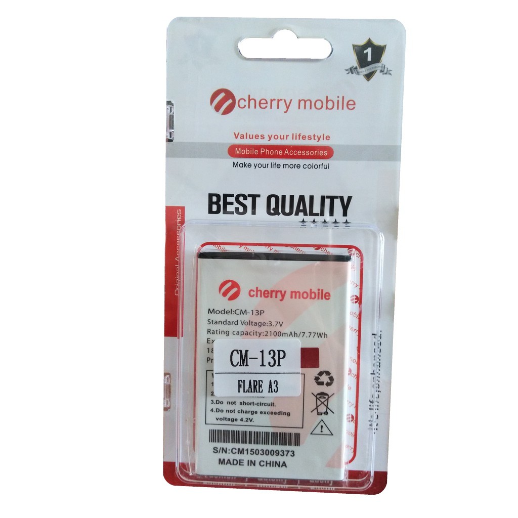 Battery For Cherry Mobile Flare A3 (2100 mAh) | Shopee Philippines