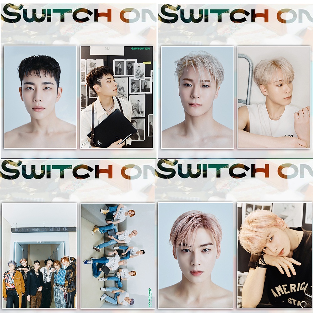 ASTRO SWITCH ON POSTER A4 STICKER AT THE BACK HANGING PHOTO CHA EUNWOO ...