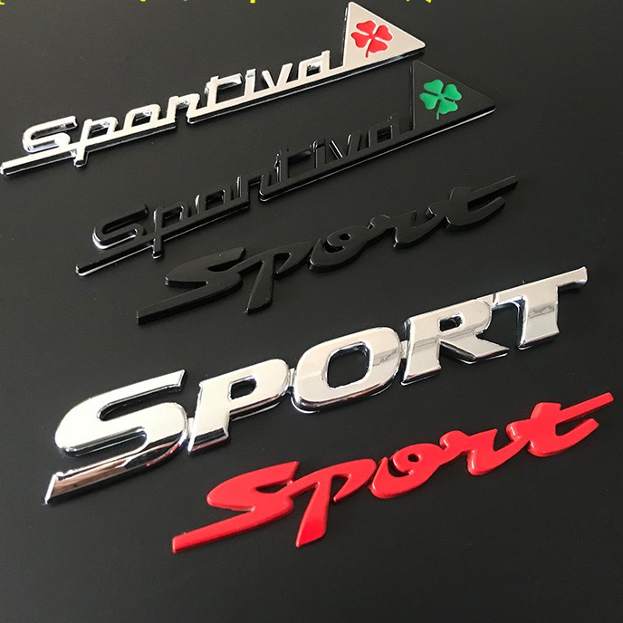 sport Three-Dimensional Modified Labels Car Stickers Metal Motorcyc ...