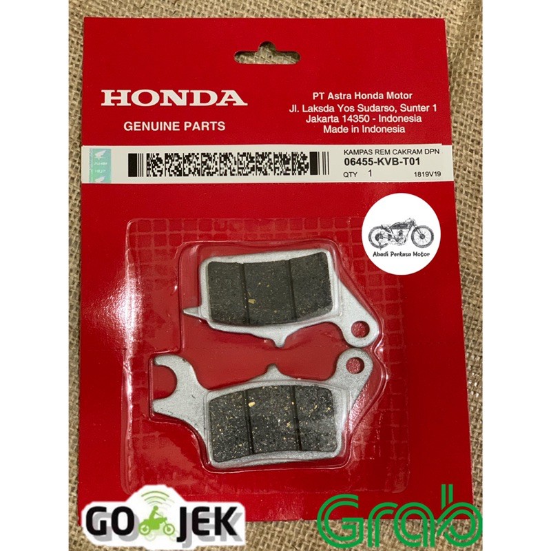 Disc brake pads / front dispad for honda vario cbs, vario techno, 125 ...