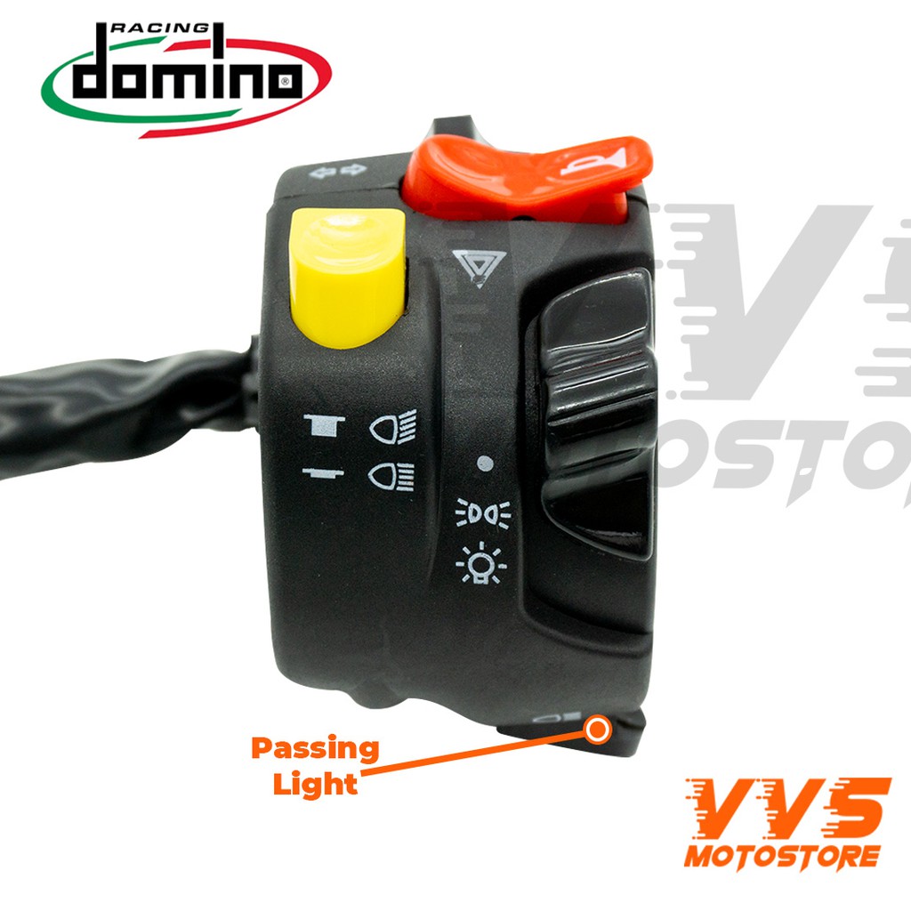 Domino universal Motorcycle Handlebar switch Right Mount On Off Switch ...