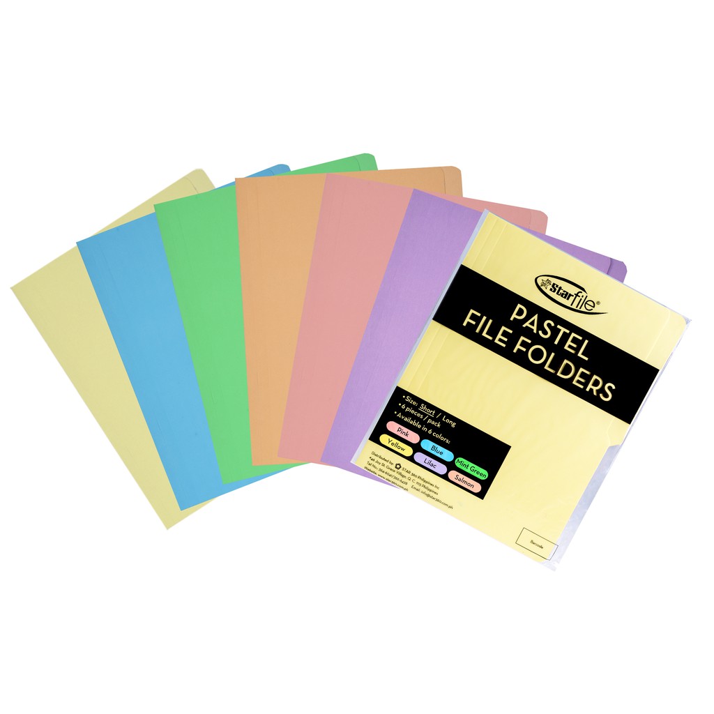 Starfile Pastel File Folder - 30 pieces/bundle | Shopee Philippines