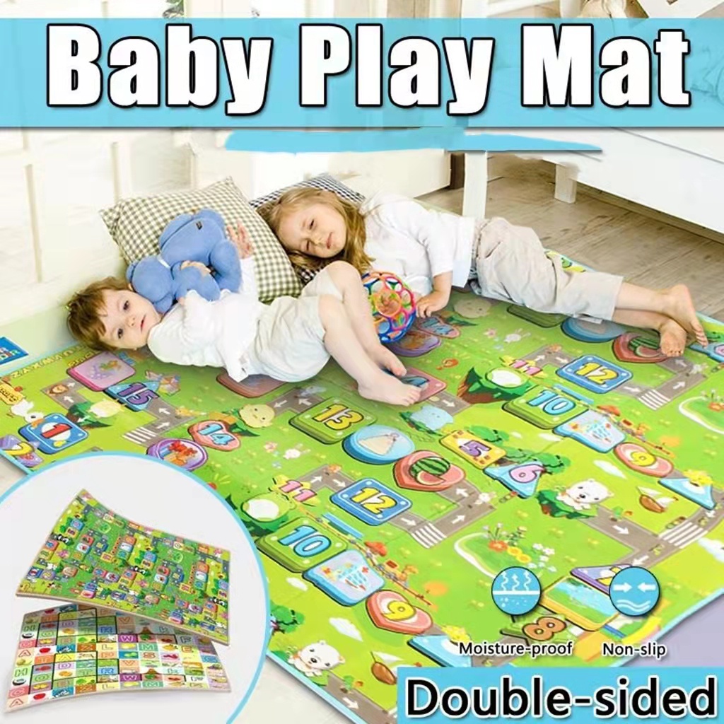 Children's Carpet Crawling Pad Living Room Activity Floor Mat Puzzle ...