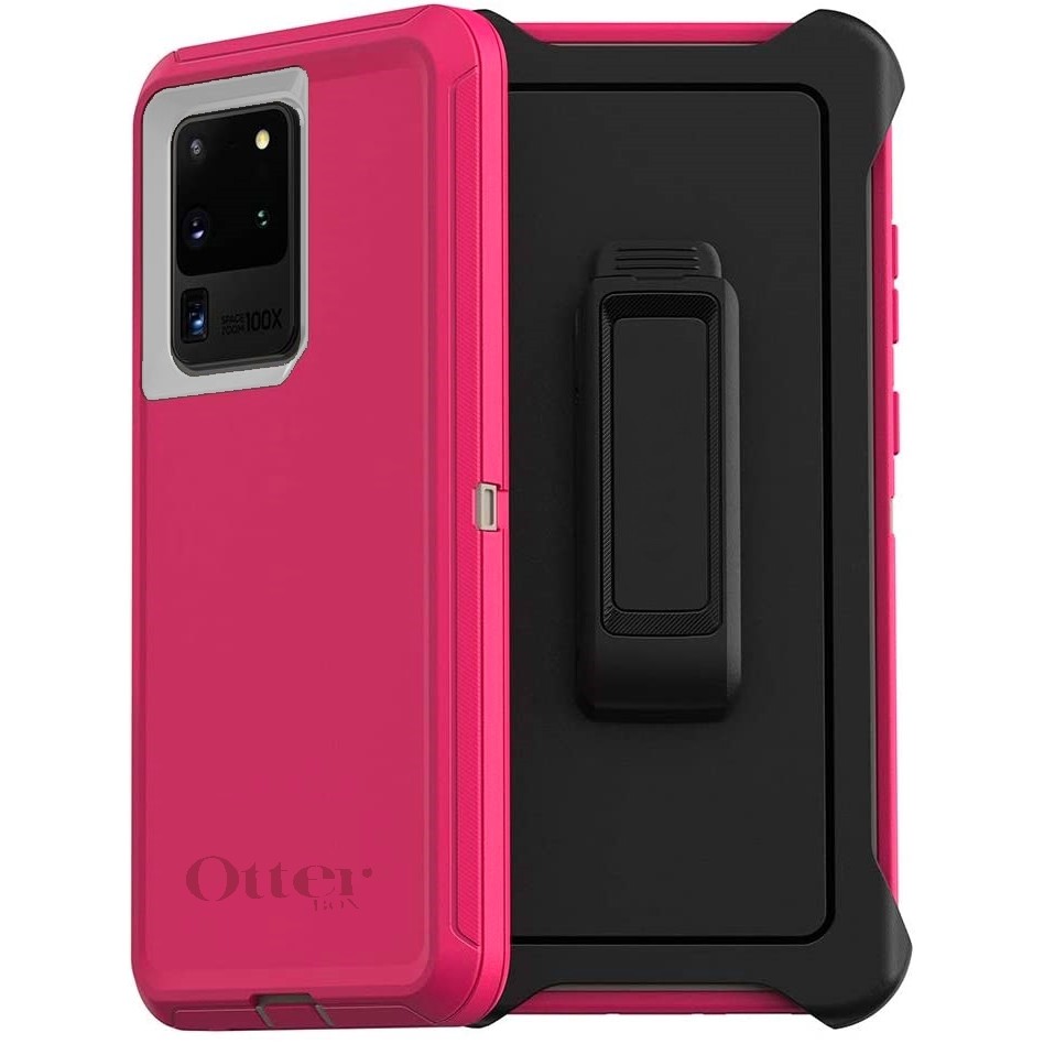 Samsung S20 / S20 / Ultra Plus OtterBox Defender Shockproof Case (Pink ...